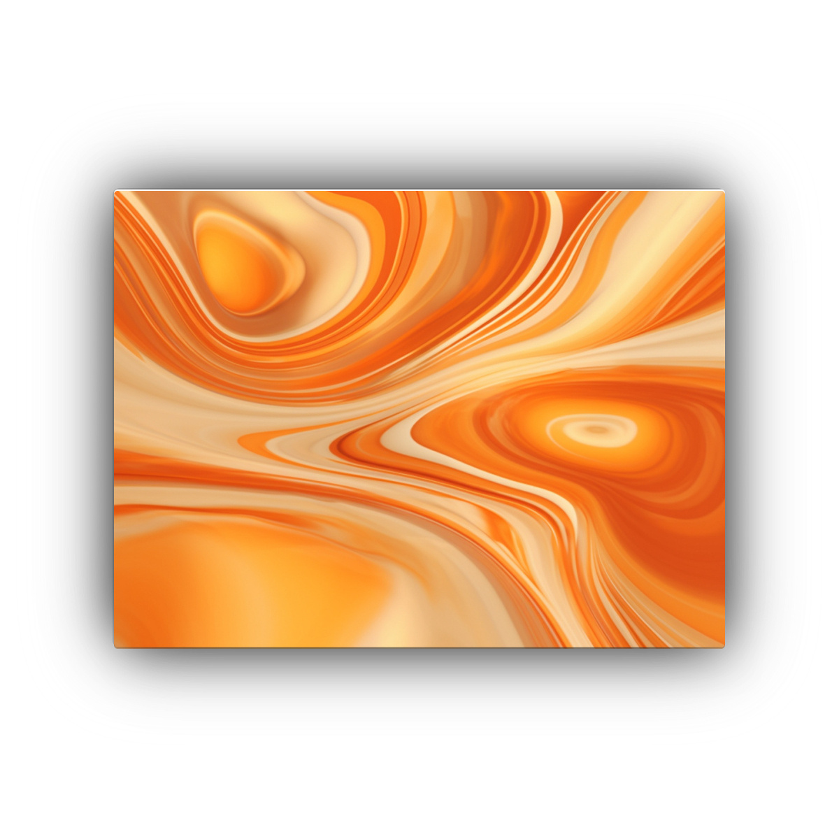 Cuadro Decorativo Embudos Naranjas Vórtices Fluidos - DecoCuadros Cuadro Decorativo Embudos Naranjas Vórtices Fluidos - DecoCuadros