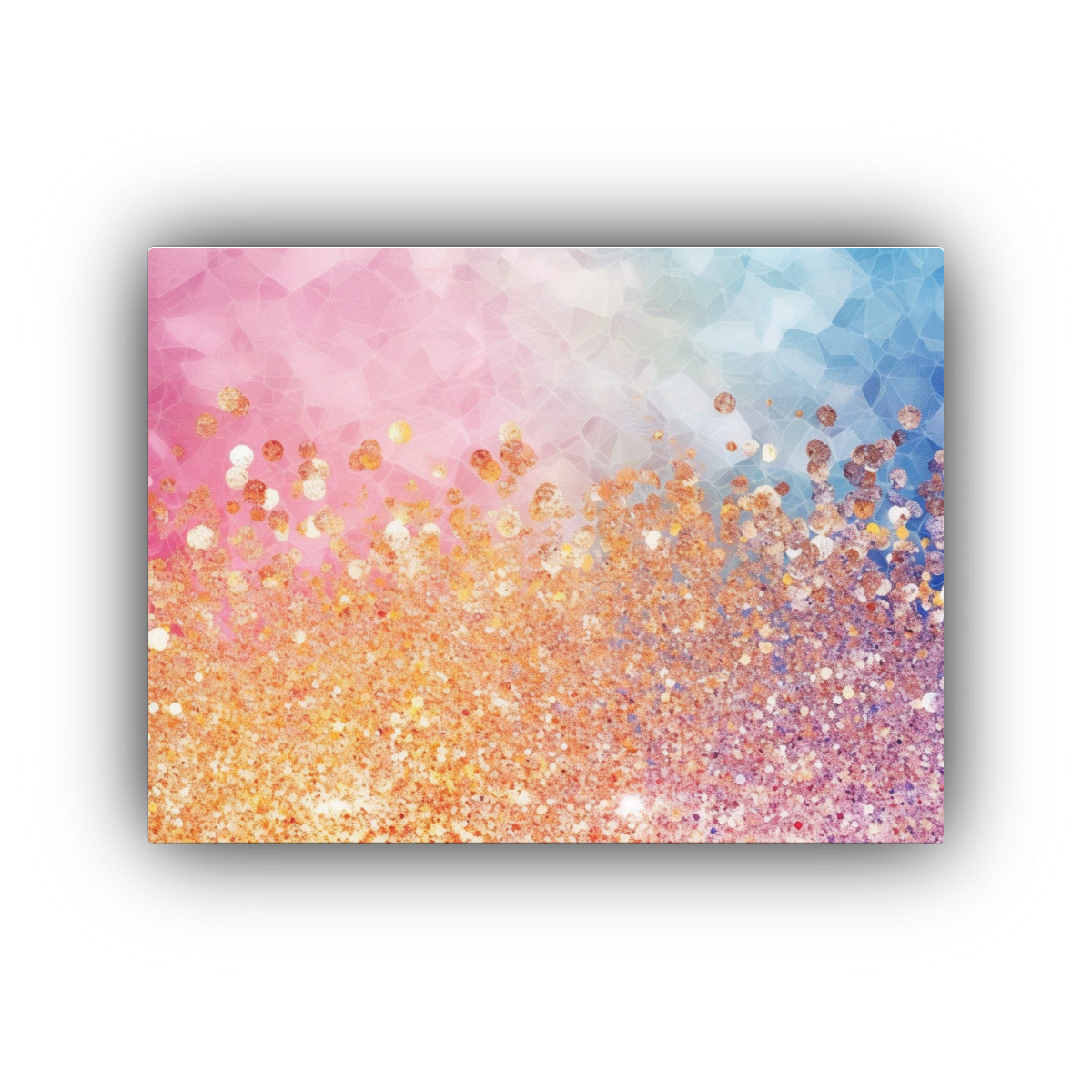 Cuadro Decorativo: Transición De Colores En Composición Calmante - Decocuadros