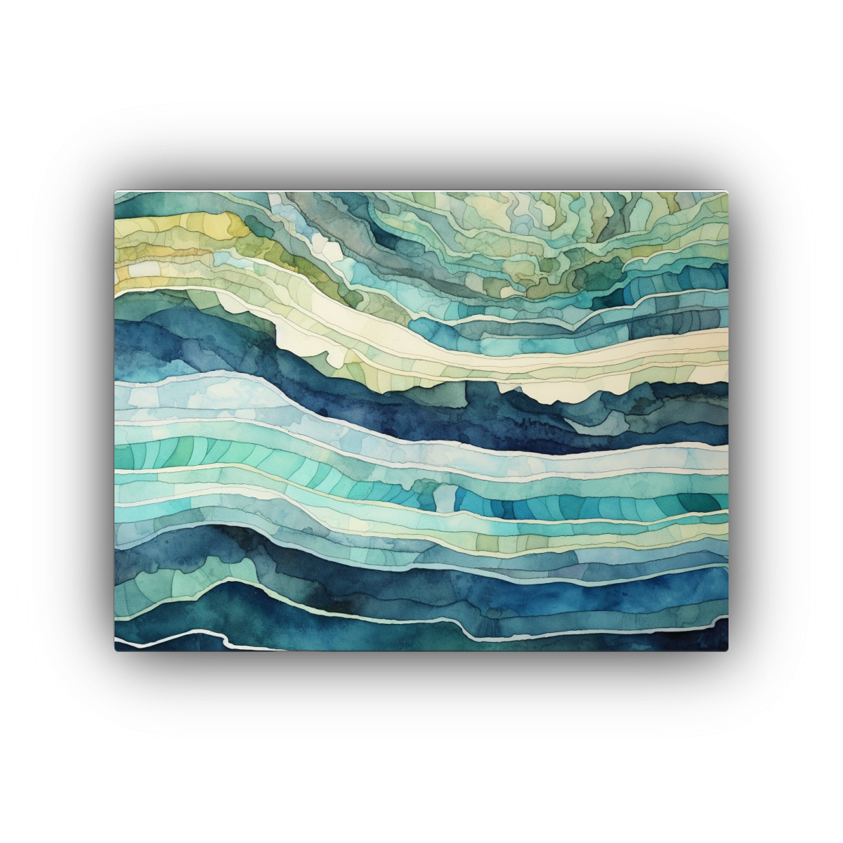 Cuadro Decorativo Escena Acuarela Multicolor - DecoCuadros