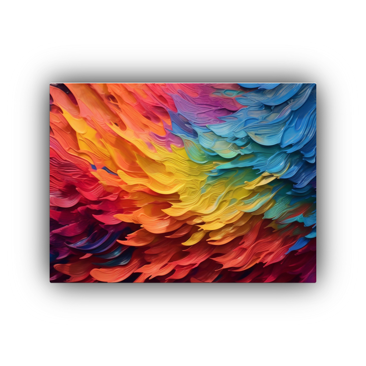 Cuadro Multicolor En Lienzo - DecoCuadros