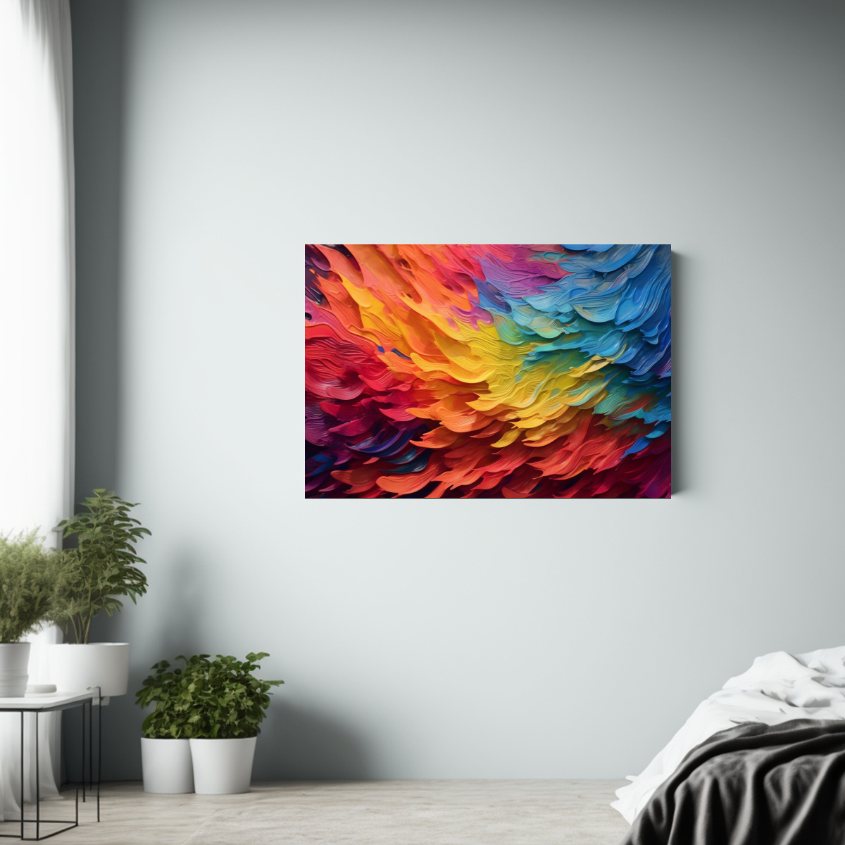 Cuadro Multicolor En Lienzo - DecoCuadros