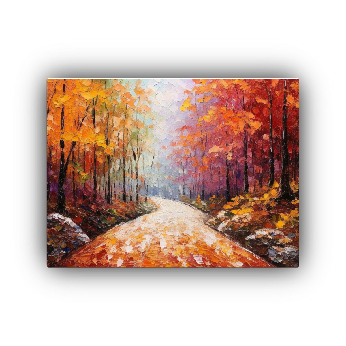Cuadro Decorativo Pintura En Relieve Con Espátula En Grueso Acrílico ...