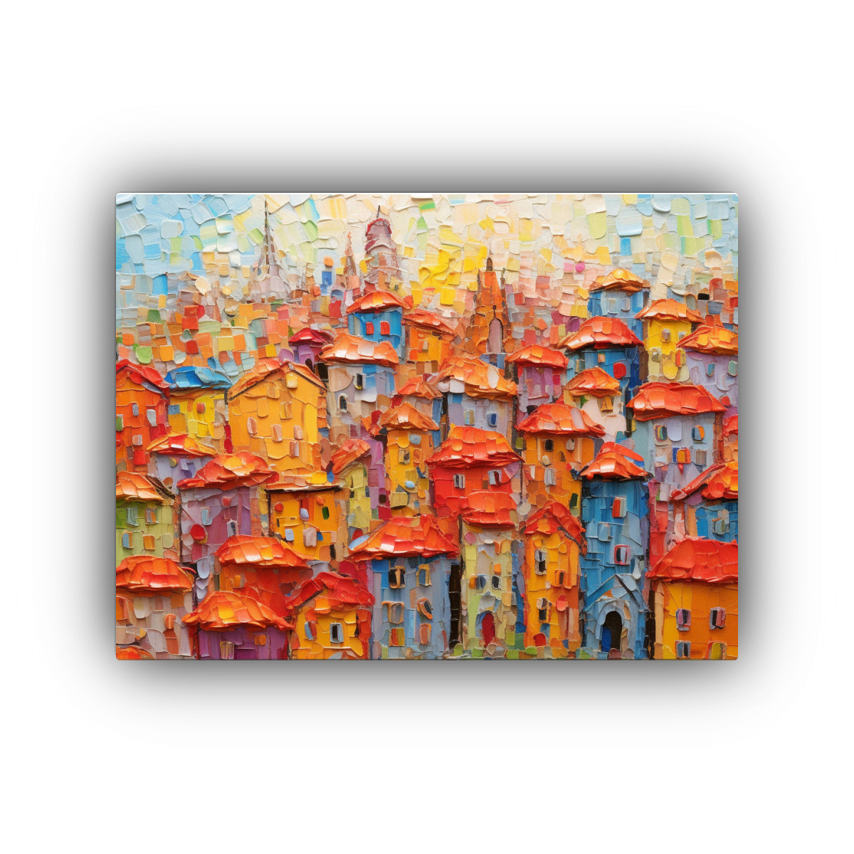 Cuadro Decorativo Urbano Colorido Y Moderno - DecoCuadros