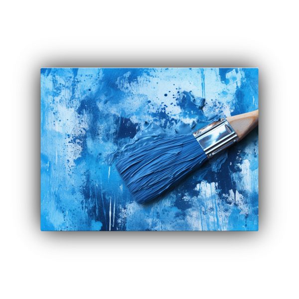 Cuadro Decorativo Equilibrio De Color Azul - Compra Online - Decocuadros