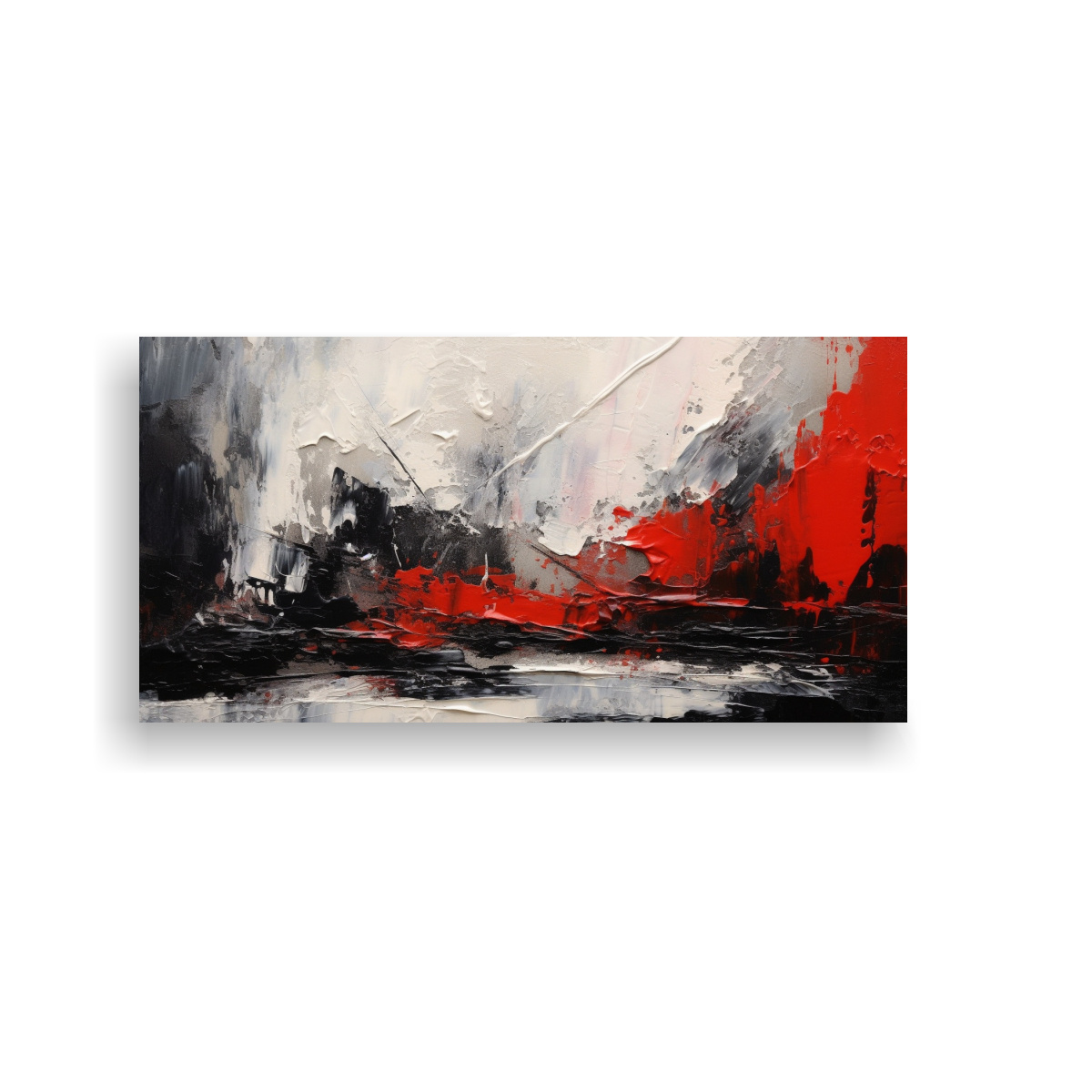 Cuadro Abstracto Lienzo Con Delicadas Líneas - DecoCuadros