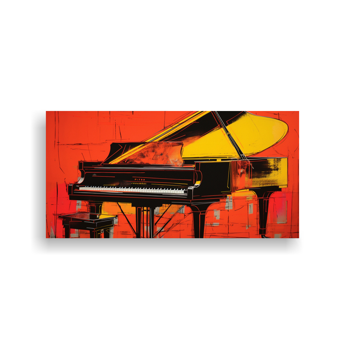 Cuadro Estilo Galería Exclusivo Con Imagen Audaz De Andy Warhol ...