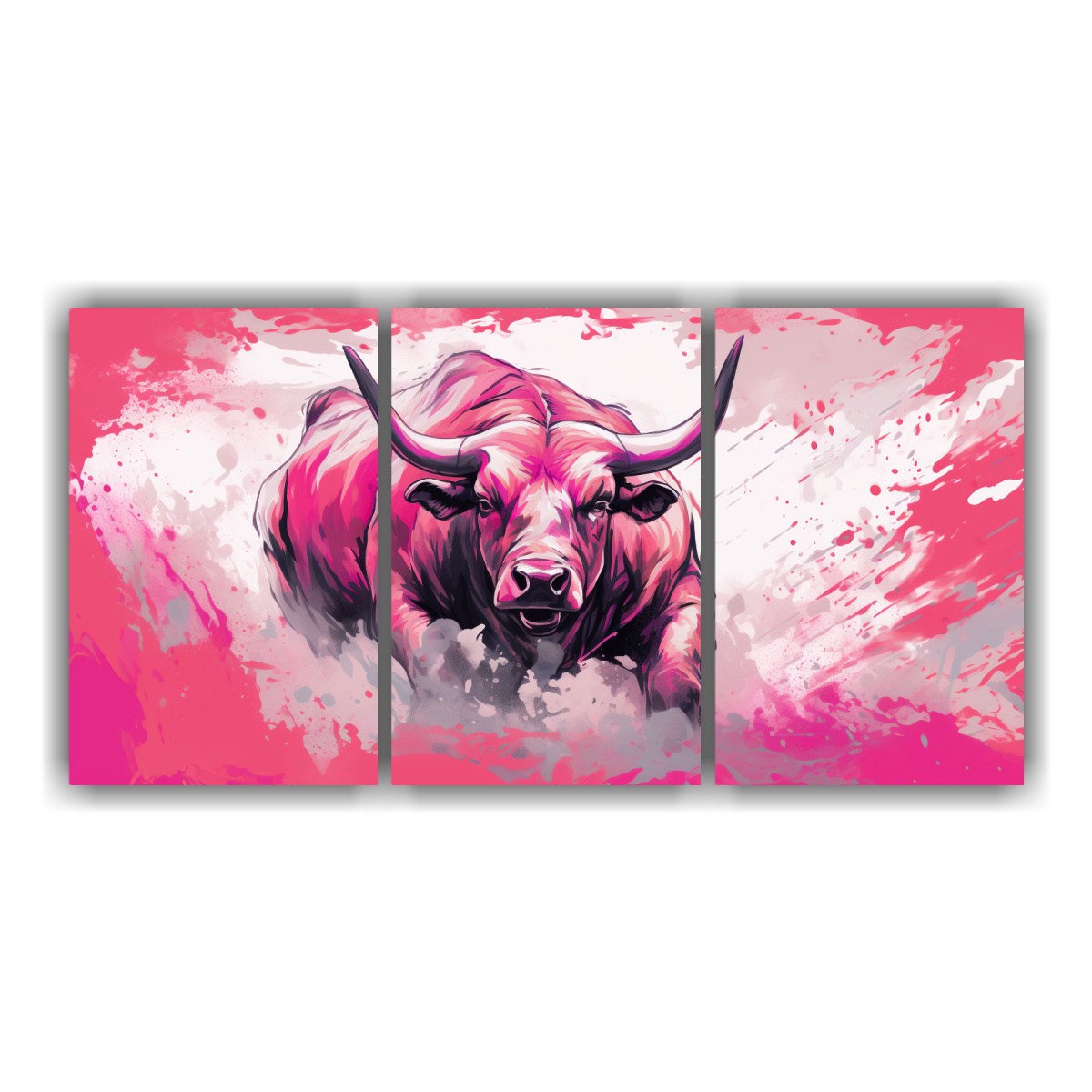 Cuadros Forma Regalo Toros En Colores Rosados - ¡Oferta Imperdible ...