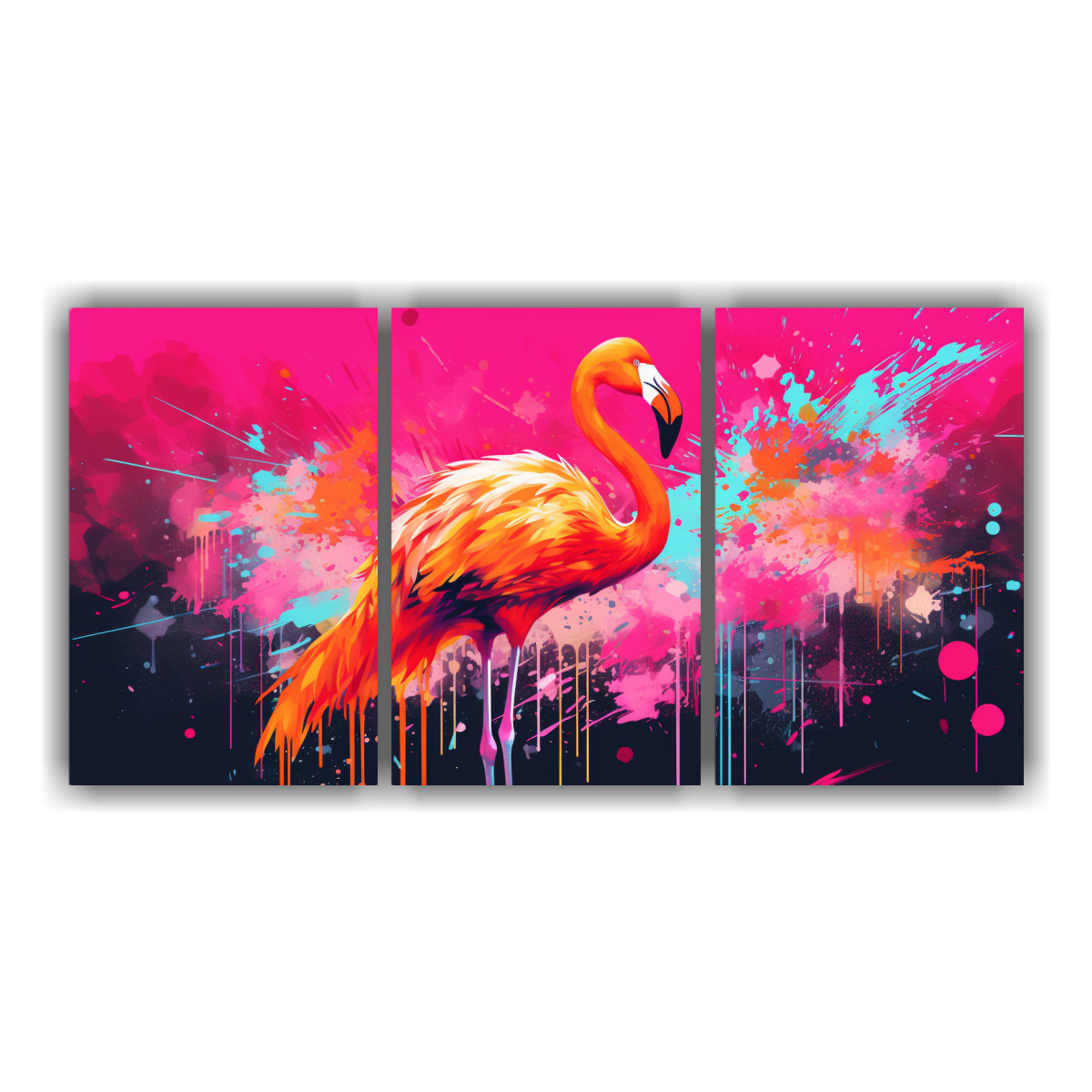 Cuadro Juvenil De Flamenco En Colores Neo Pop Art - DecoCuadros