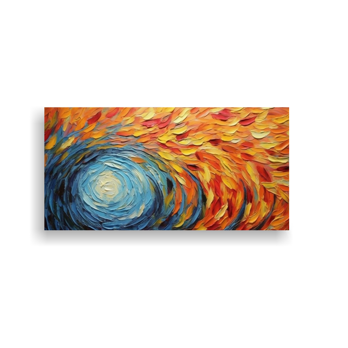 Cuadro Abstracto Al Estilo Van Gogh: Expresión Única En Estilo Óleo - Decocuadros