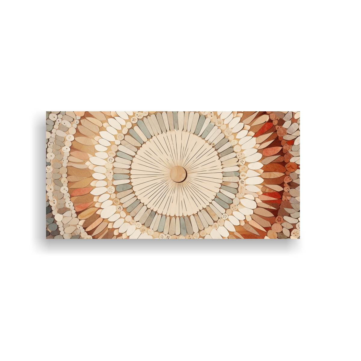 Cuadro Decorativo Estilo Boho Con Paleta De Colores Terrosos - Decocuadros