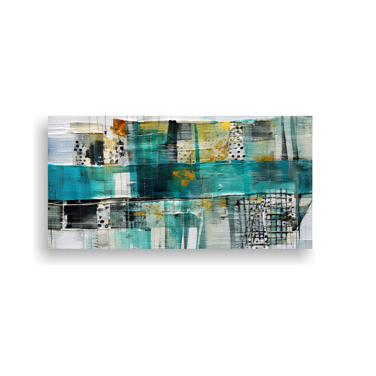 Cuadro Abstracto Contemporáneo En Tela Para Decoración Innovadora - Decocuadros